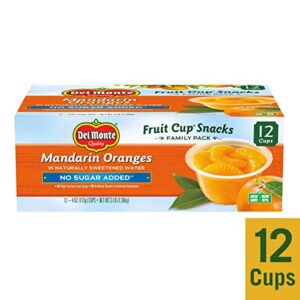 Del Monte, Mandarin Oranges No Sugar Add, 4 Ounce (Pack of 12)