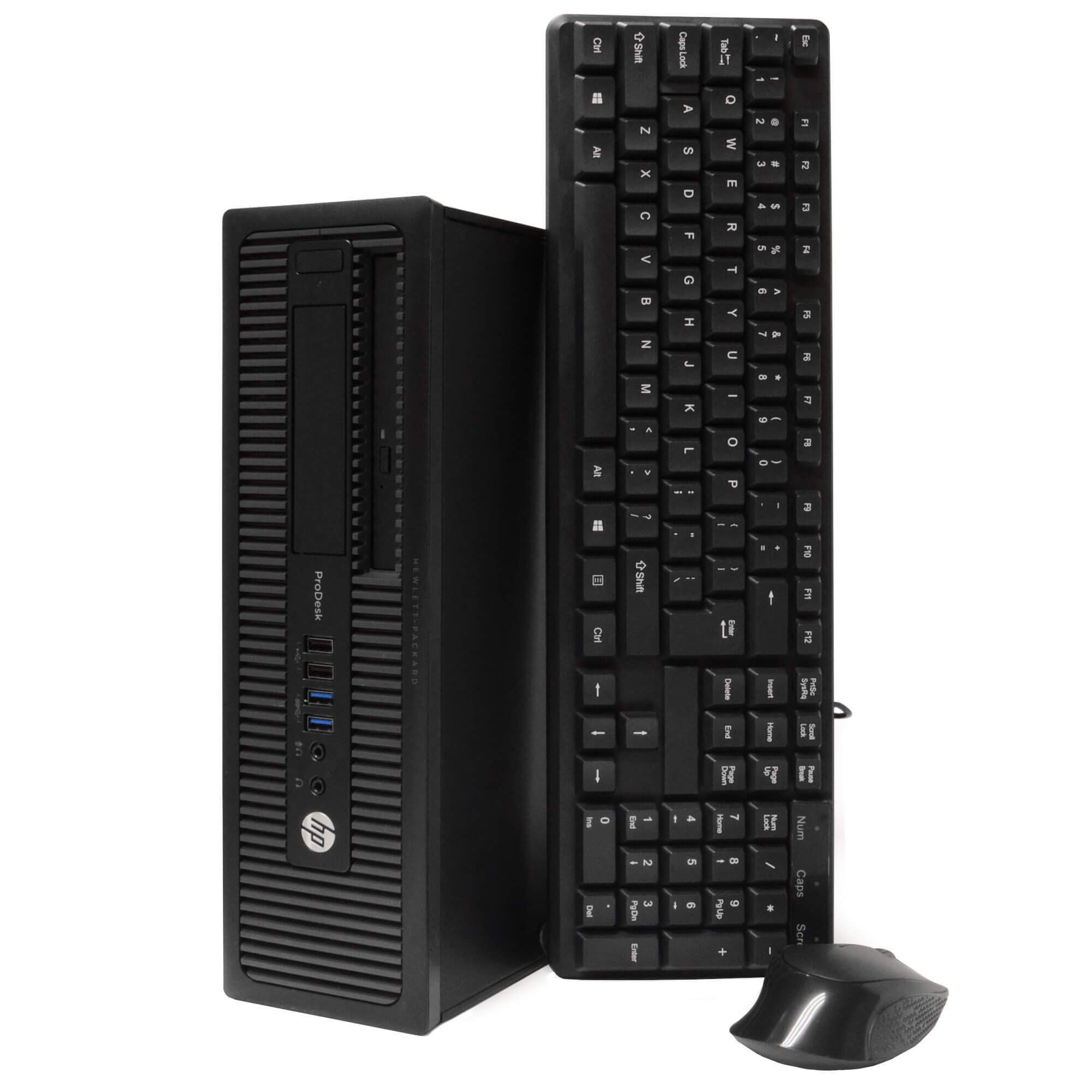 HP Prodesk 600 G1 SFF Slim Business Desktop Computer, Intel I7-4770 3.40 GHz, 32GB RAM, 512GB SSD, DVD, USB 3.0, Windows 10 Pro 64 Bit (Renewed)