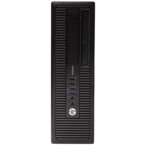 HP Prodesk 600 G1 SFF Slim Business Desktop Computer, Intel I7-4770 3.40 GHz, 32GB RAM, 512GB SSD, DVD, USB 3.0, Windows 10 Pro 64 Bit (Renewed)