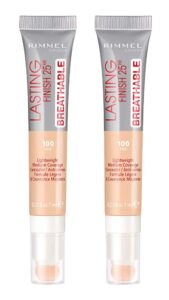 rimmel lasting finish breathable concealer, fair, 0.23 fl oz, pack of 2