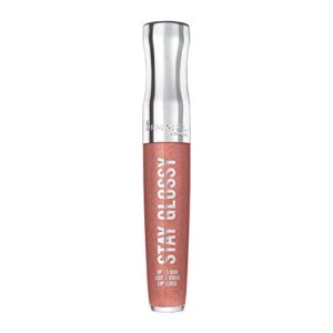 Rimmel Stay Glossy 6HR Lip Gloss, Down To Gloss, 0.18 Fl Oz (Pack of 2)