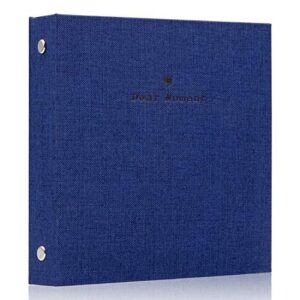 ablus 100 pockets mini photo album - fits for fujifilm instax mini 9 mini 8 mini 90 mini 25, polaroid snap pic-300, kodak mini 3-inch film（cobalt blue）