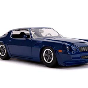 Jada Toys Billy's Chevrolet Camaro Z28 Dark Blue with Collectible Coin Stranger Things (2016) TV Series 1/24 Diecast Model Car by Jada 31110