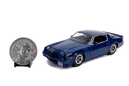 Jada Toys Billy's Chevrolet Camaro Z28 Dark Blue with Collectible Coin Stranger Things (2016) TV Series 1/24 Diecast Model Car by Jada 31110