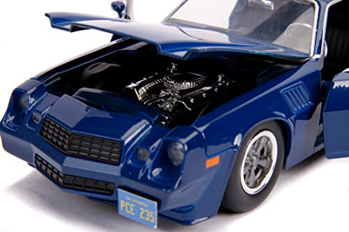 Jada Toys Billy's Chevrolet Camaro Z28 Dark Blue with Collectible Coin Stranger Things (2016) TV Series 1/24 Diecast Model Car by Jada 31110