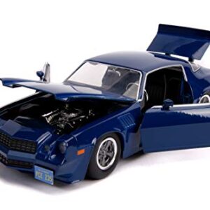 Jada Toys Billy's Chevrolet Camaro Z28 Dark Blue with Collectible Coin Stranger Things (2016) TV Series 1/24 Diecast Model Car by Jada 31110