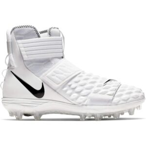 nike men's force savage elite 2 football cleats, white | black, 9