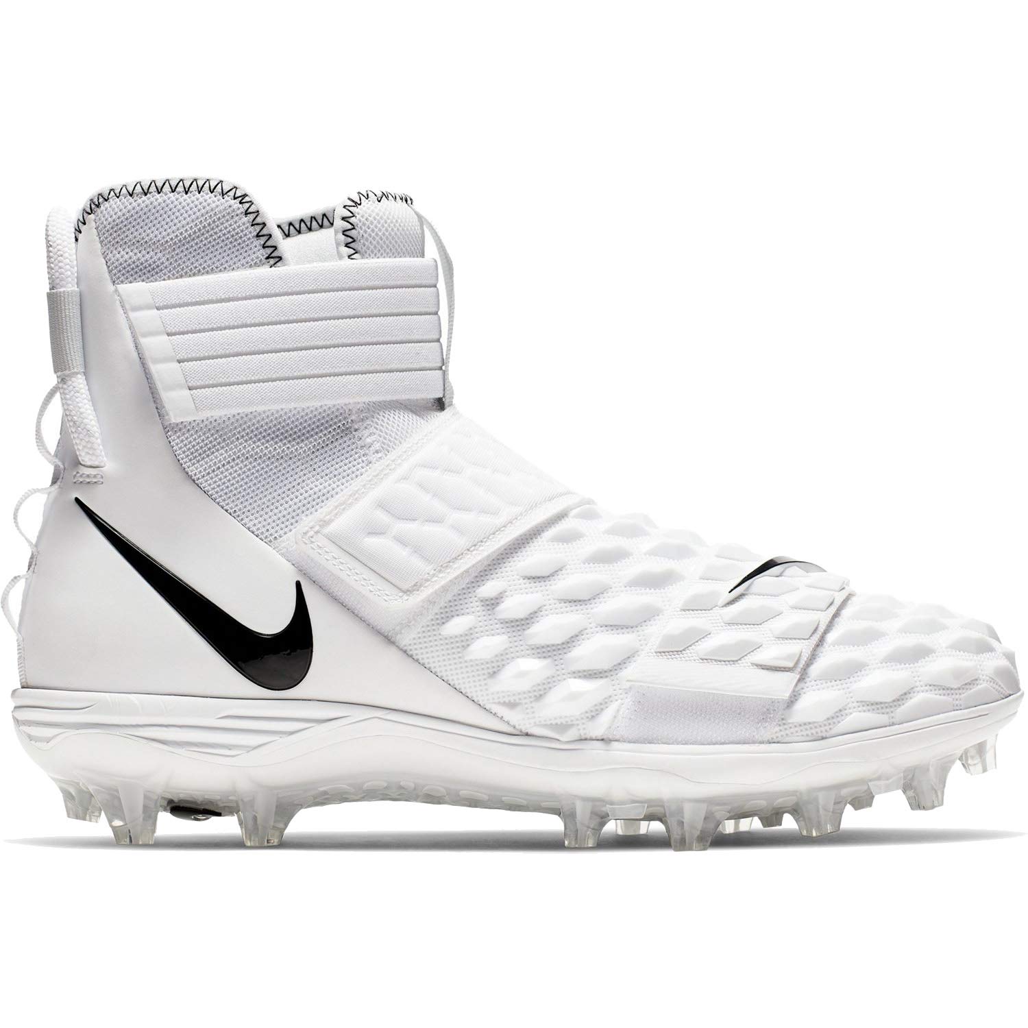 Nike Men's Force Savage Elite 2 Football Cleats, White | Black, 9