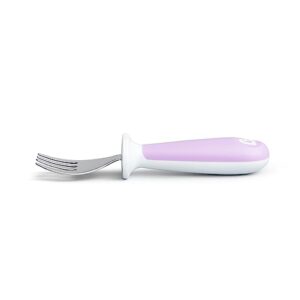 Munchkin Raise Toddler Fork & Spoon Set, Purple