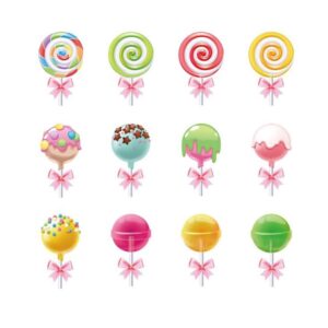 Anor WishLife Candyland Banner,Lollipop Banner,Rainbow Candy Banner,Donut Banner,Candyland Party Supplies,Candyland Baby Shower,Candyland Decoration for Girls,Kids,Home,Classroom,Bedroom