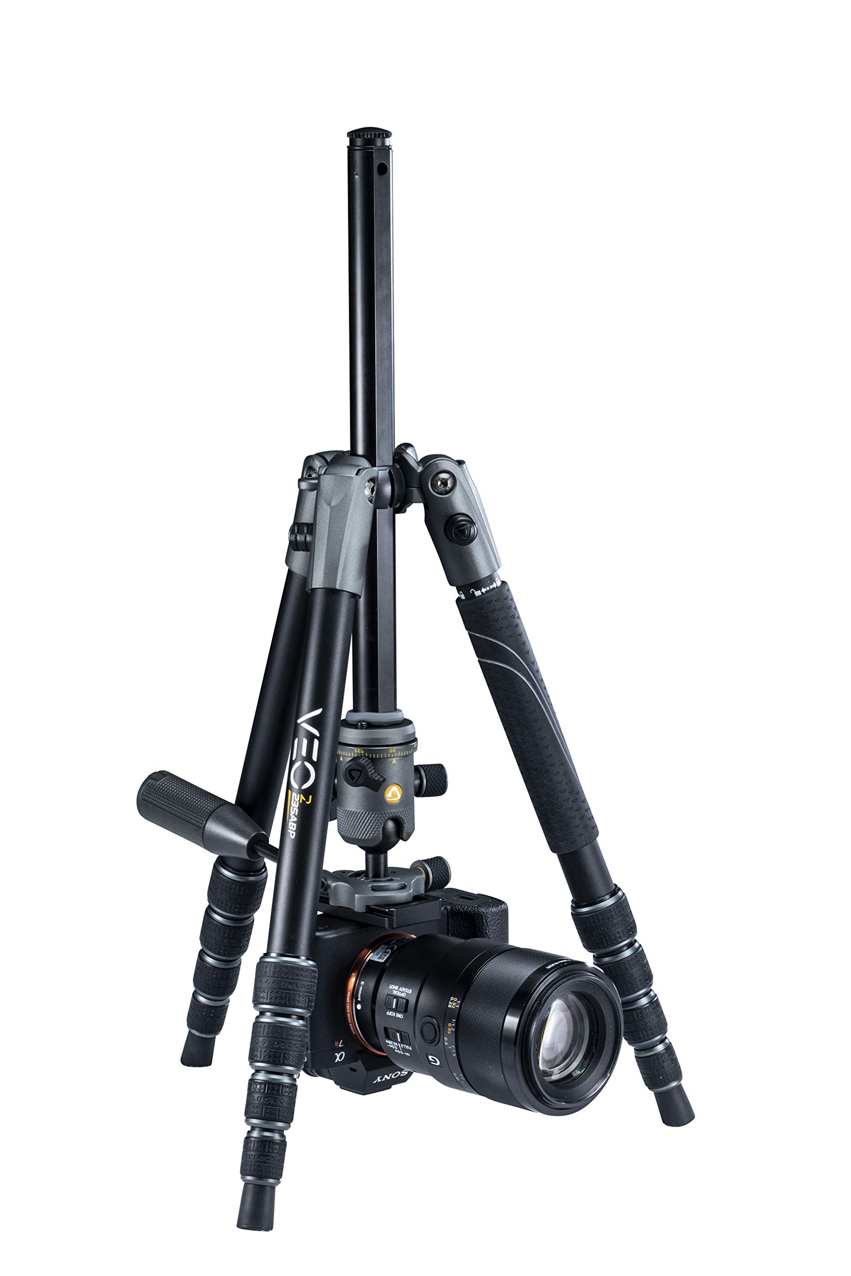 Vanguard VEO 2X 235ABP 4 in 1 Travel Tripod, Monopod, Ball Head with Removeable Pan Handle - 23 mm, Aluminum