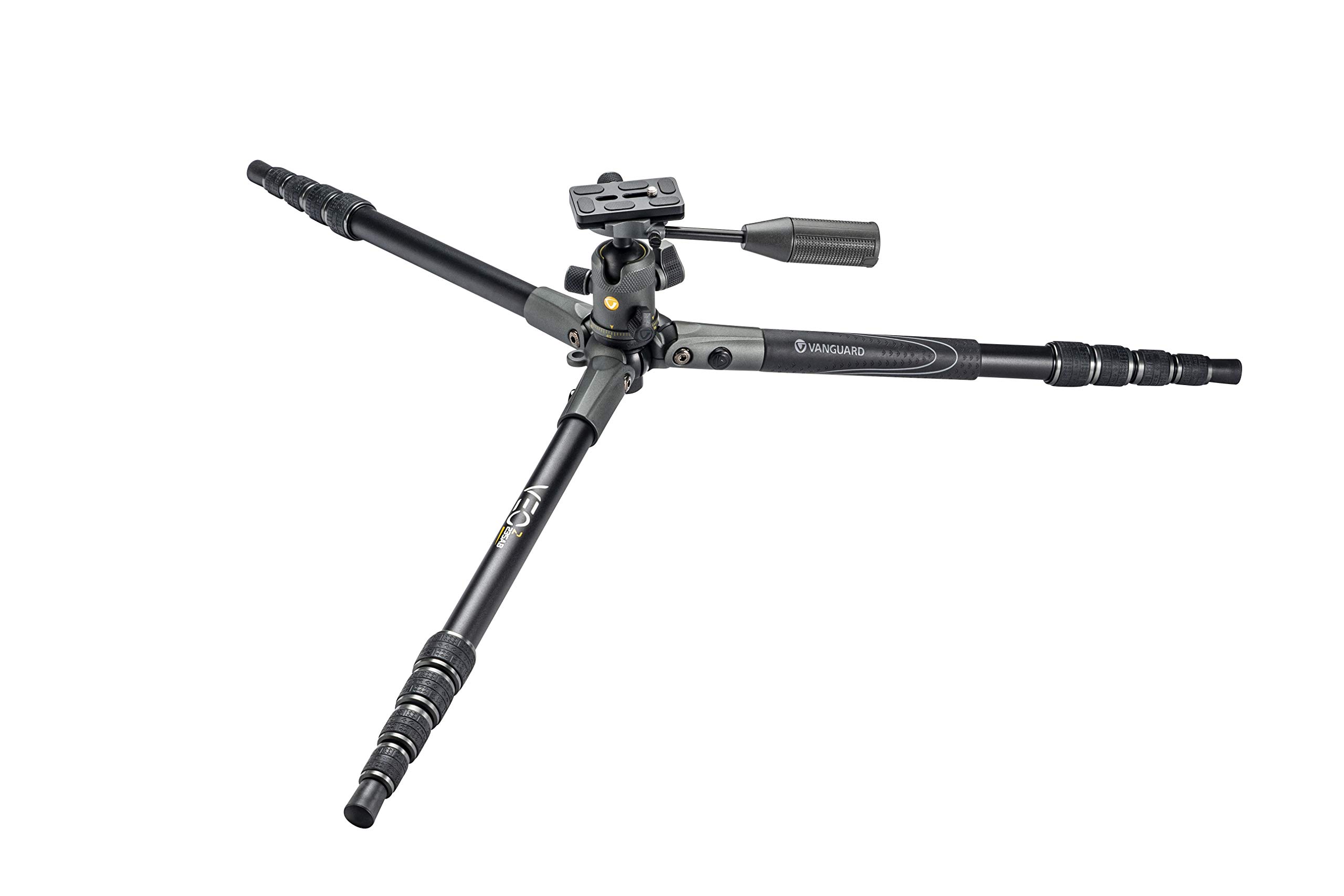 Vanguard VEO 2X 235ABP 4 in 1 Travel Tripod, Monopod, Ball Head with Removeable Pan Handle - 23 mm, Aluminum