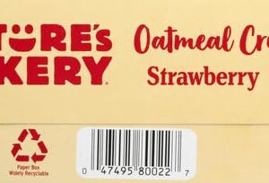 Nature's Bakery Oatmeal Crumble Strawberry Bars, 1.41 Oz, 6 Ct