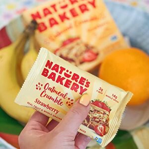 Nature's Bakery Oatmeal Crumble Strawberry Bars, 1.41 Oz, 6 Ct