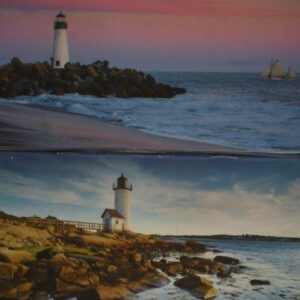 2023-2024 Lighthouses Two Year Pocket Planners - Set of 4