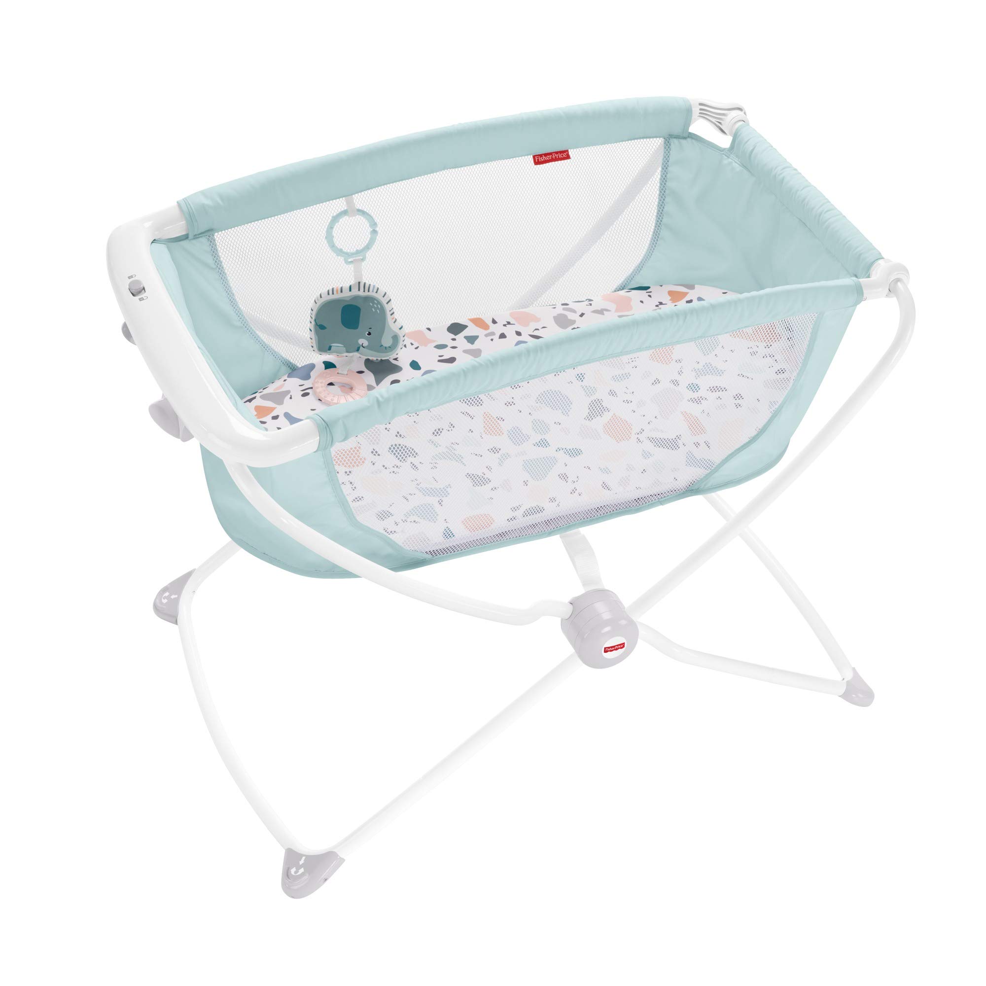 Fisher-Price Rock with Me Bassinet, Blue