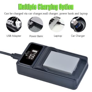 Pickle Power NB-5L Battery and LED USB Charger for Canon PowerShot S100, S110, SD700 is, SD790 is, SD800 is, SD850 is, SD870 is, SD880 is, SD890 is, SD900 is, SD950 is, SD970 is, SD990 is