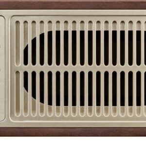 Sangean WR-7GW Wood Cabinet Mini Bluetooth Speaker with FM Tuner and Aux-in Special Edition Color Gold/Walnut