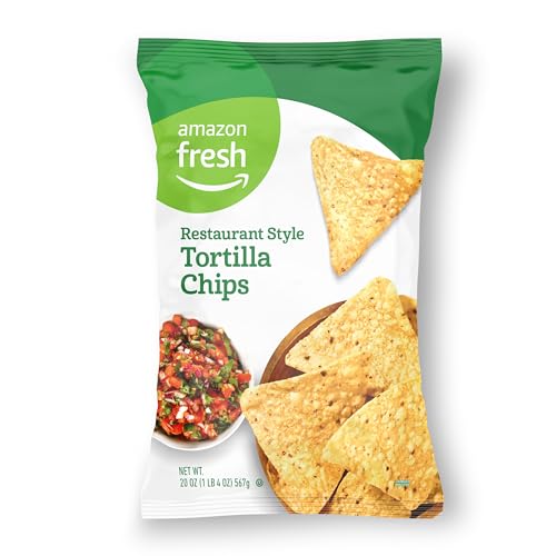 Amazon Fresh, Restaurant Style Tortilla Chips, 20 Oz (Previously Happy Belly, Packaging May Vary)