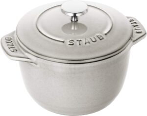 staub 40501-423 la cocotte de gohan campagne s, 4.7 inches (12 cm), rice pot, 1 cup, cast iron, enameled pot, rice cooker, authentic japanese product