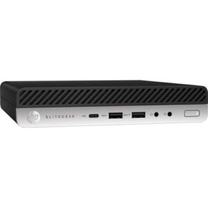 hp elitedesk 800 g5 mini desktop intel core 9th gen i5-9500t 6-core up to 3.70 ghz, 8gb ddr4 memory, 256gb solid state drive, windows 10 pro