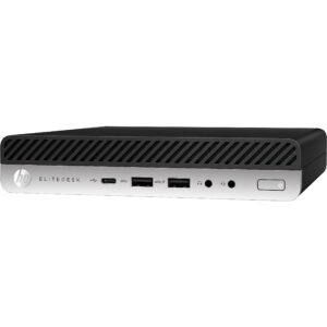 HP EliteDesk 800 G5 Mini Desktop Intel Core 9th Gen i5-9500T 6-Core up to 3.70 GHz, 8GB DDR4 Memory, 256GB Solid State Drive, Windows 10 Pro