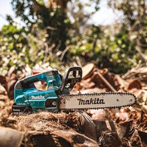 Makita XCU08PT Lithium-Ion Brushless Cordless (5.0Ah) 18V X2 (36V) LXT 14" Top Handle Chain Saw Kit, Teal