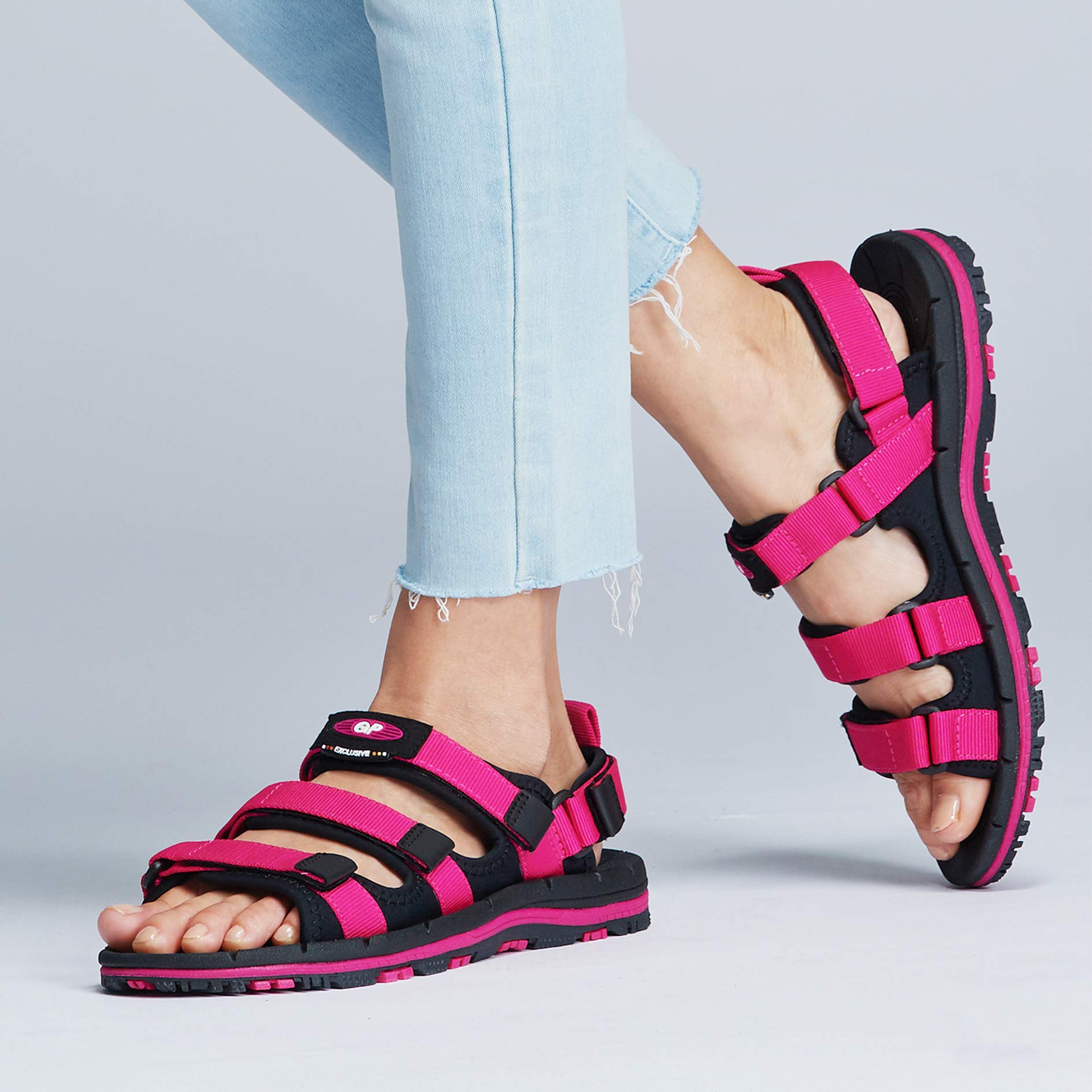 Gold Pigeon Shoes City Outdoor Water Sandals for Women & Men: 7656 Hot Pink, EU36 (Women Size 6-6.5 / Big Kid Size 5-5.5)