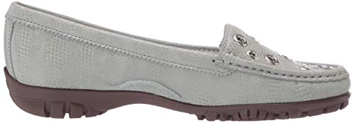 Marc Joseph New York Women's Leather Made in Brazil Mott Street Golf Shoe, Mint Glaze/Natural Sole, 10 M US