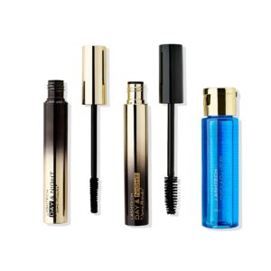 Jerome Alexander LashTech Day & Night Volumizing, Mascara Set with Eye Makeup Remover, Black