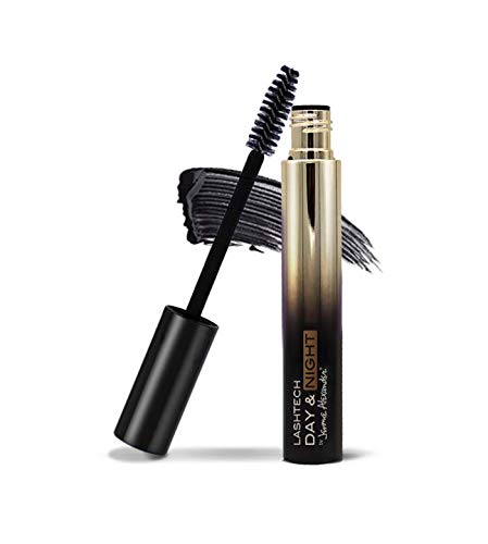 Jerome Alexander LashTech Day & Night Volumizing, Mascara Set with Eye Makeup Remover, Black