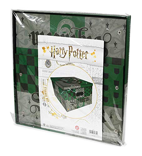 HARRY POTTER SR72665 Slytherin Storage Box, Multi-Colour, 24 x 37 x 37 cm