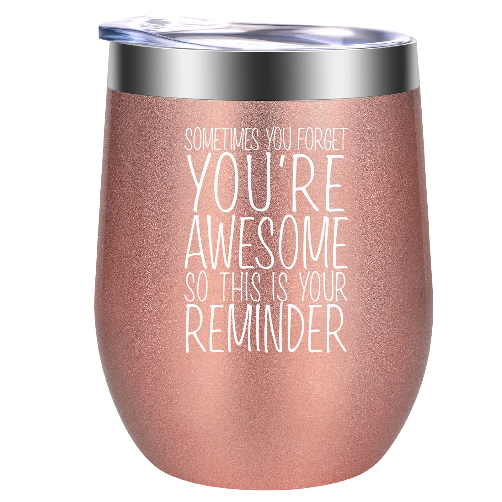 GSPY Wine Tumbler for Women, Thank You Gifts, Teacher Appreciation Gifts - Nurses Week Gifts, Graduation Gifts - Funny Birthday, Mothers Day Gifts for Mom, Friend, Coworker, Daughter, Nurse