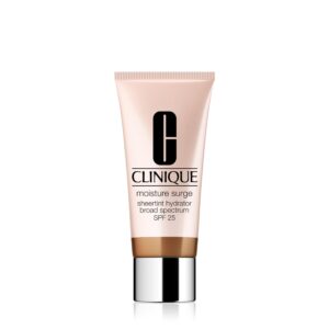 clinique moisture surge sheertint hydrator broad spectrum spf 25, medium deep