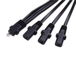 Limoss 45 Inches W Cable 2 Pin Splitter Connect Three Motors to One Transformer Extension Cable Replacement