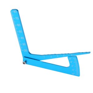 Tbest RC Adjustable Ruler, Adjusting Height and Wheel Rims Camber Multi Angle Measuring Tool for On-Road RC Car Rc Camber Gauge Rc Ride Height Gauge Rc Camber and Toe Gauge Rc Car Tools