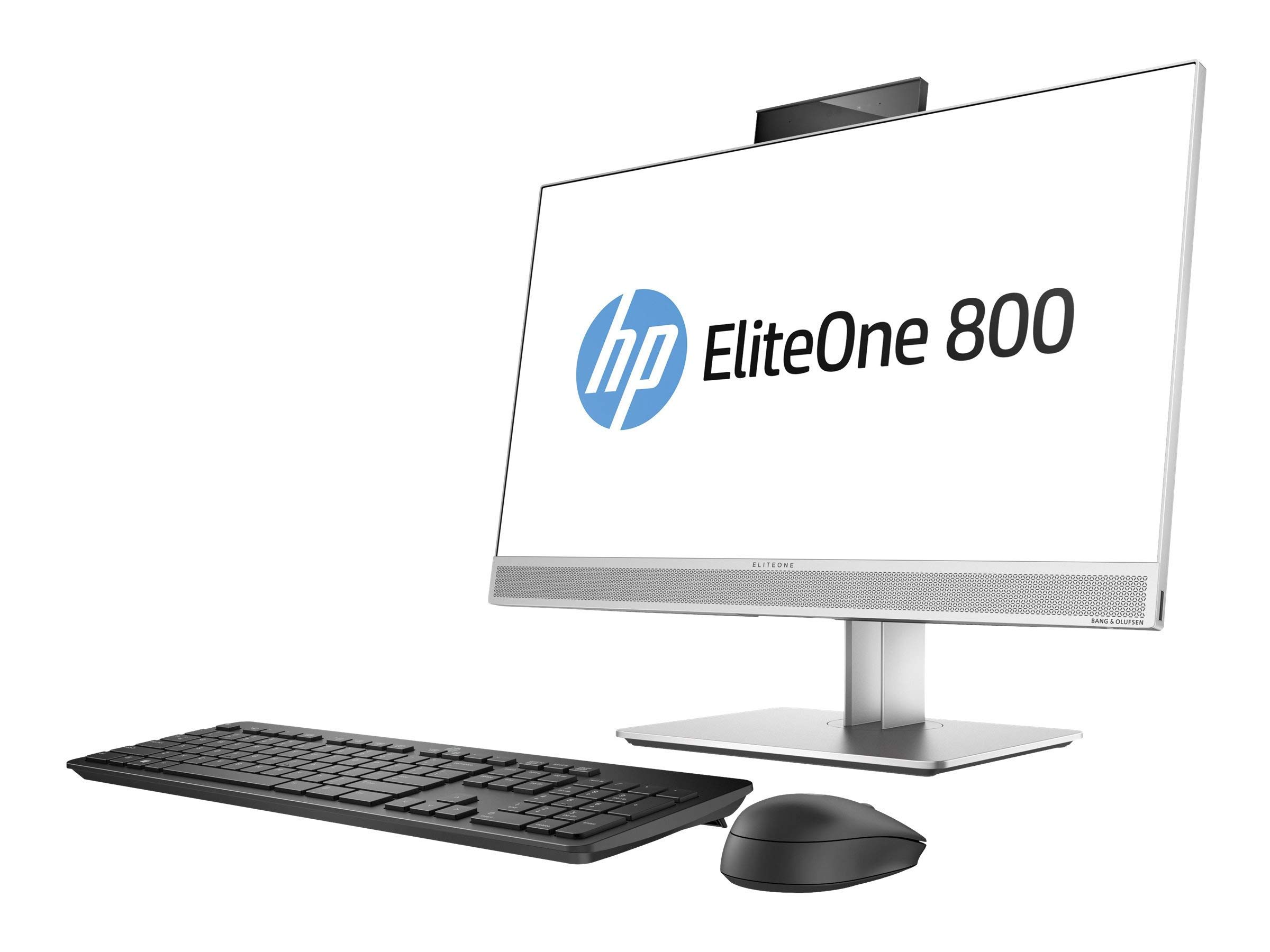 HP 1JF76UT#ABA EliteOne 800 G3 23.8" All-in-One PC - 8 GB RAM - 256 GB SSD - Intel HD Graphics - Black/Gray