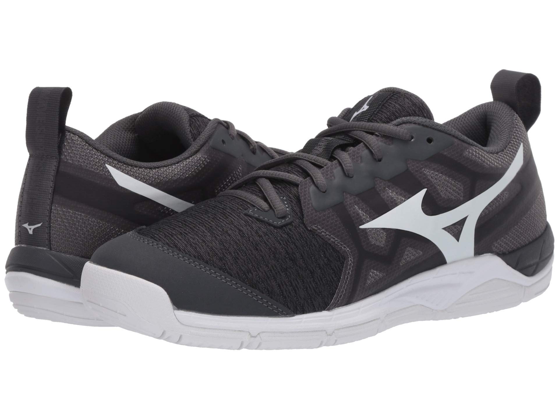 Mizuno Wave Supersonic 2 Womens Volleyball Shoe, Black-Charcoal, 9