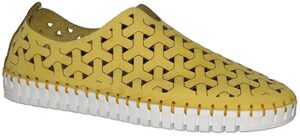 eric michael inez women's sandal (yellow, eu 36/ us 5-5.5)