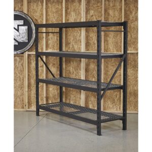 Ironton 4-Tier Industrial Shelving Rack - 77in.W x 24in.D x 72in.H, Model# 2611T002