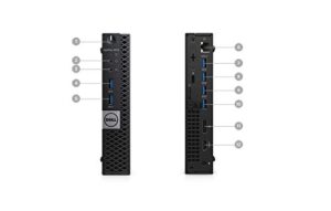 dell optiplex 5050 micro form factor (intel core i5-7600t, 8 gb ddr4, 256 gb ssd) windows 10 pro (renewed)