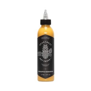 heartbeat hot sauce- pineapple habanero, 6 oz- small batch & handmade, vegan, preservative free