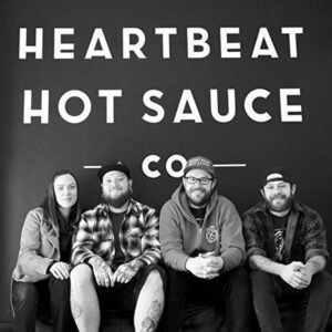 Heartbeat Hot Sauce- Pineapple Habanero, 6 oz- Small Batch & Handmade, Vegan, Preservative Free