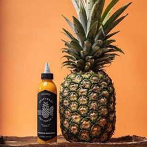 Heartbeat Hot Sauce- Pineapple Habanero, 6 oz- Small Batch & Handmade, Vegan, Preservative Free