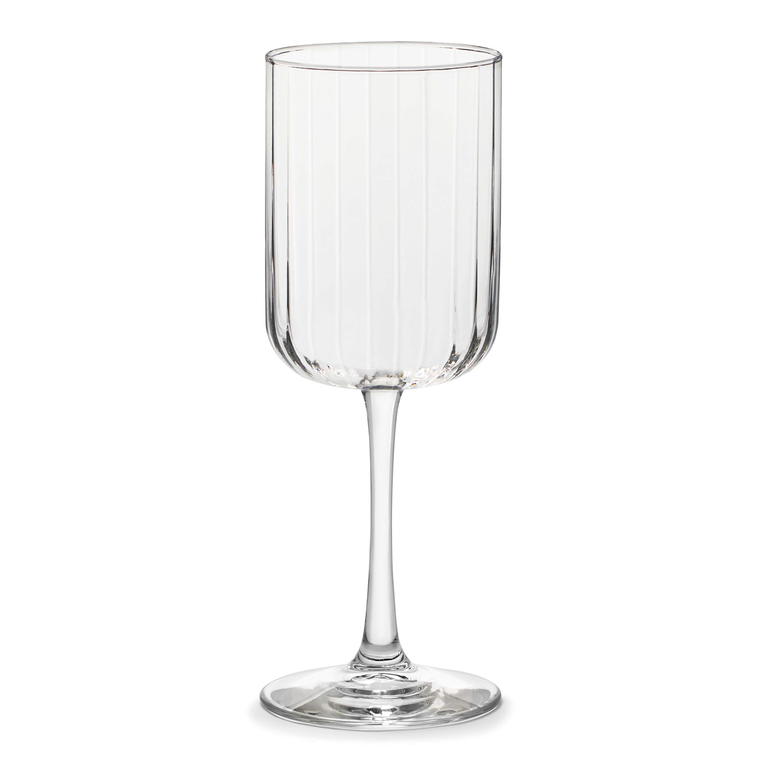 Libbey Paneled All Purpose Wine Glasses, 13.5-ounce, Set of 4