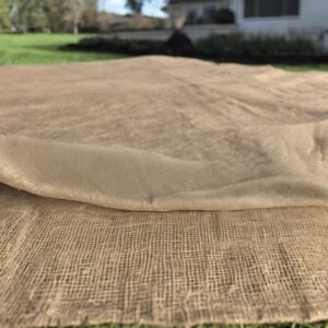 Burlap Fabric roll | 40" Wide x 75 feet long-roll |Great for Garden raised bed liners,Edging,Erosion control,Weed Barrier, Aisle runner plant cover tree wrap, 25 yards rolls x 40-inch