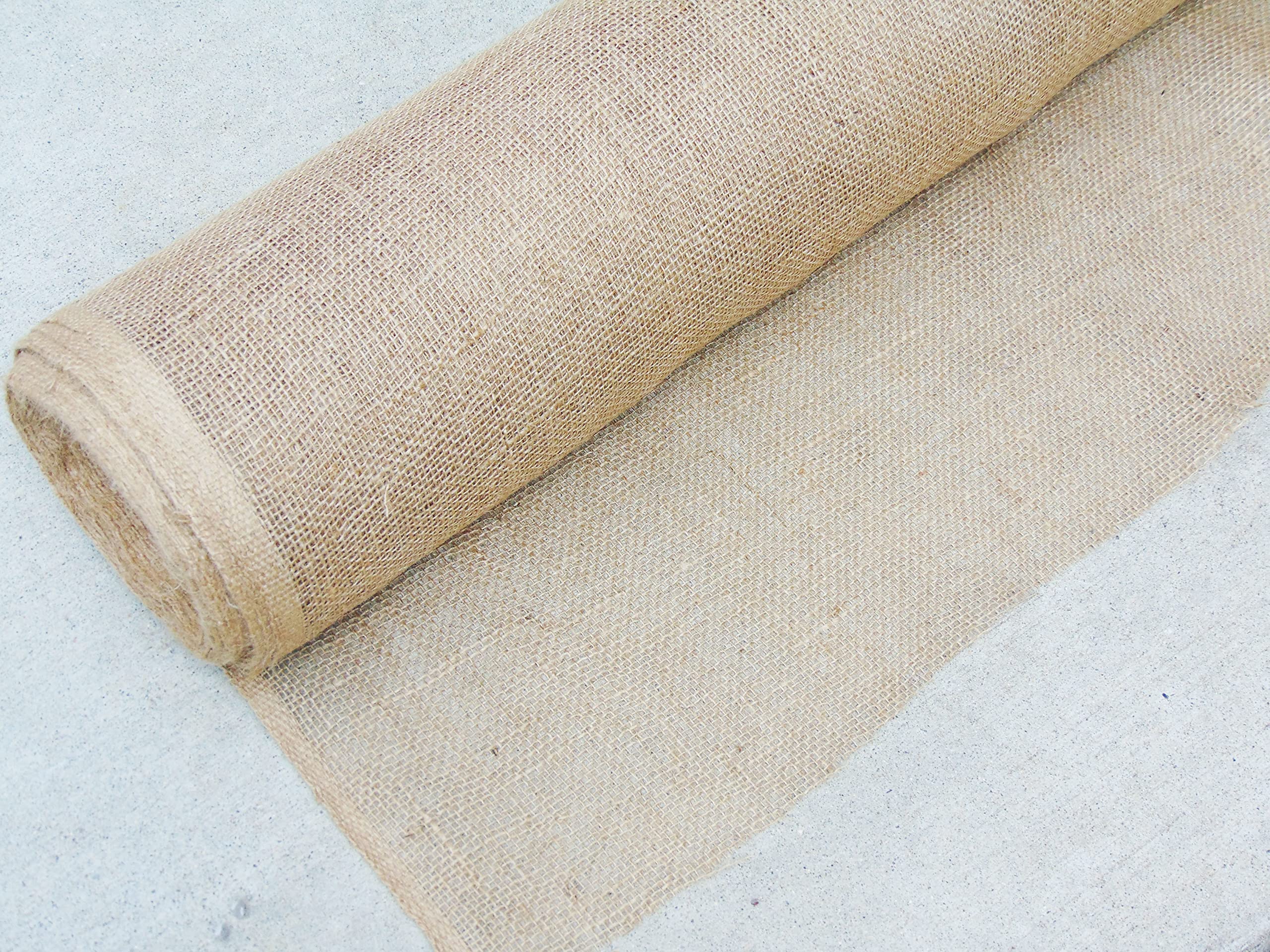 Burlap Fabric roll | 40" Wide x 75 feet long-roll |Great for Garden raised bed liners,Edging,Erosion control,Weed Barrier, Aisle runner plant cover tree wrap, 25 yards rolls x 40-inch