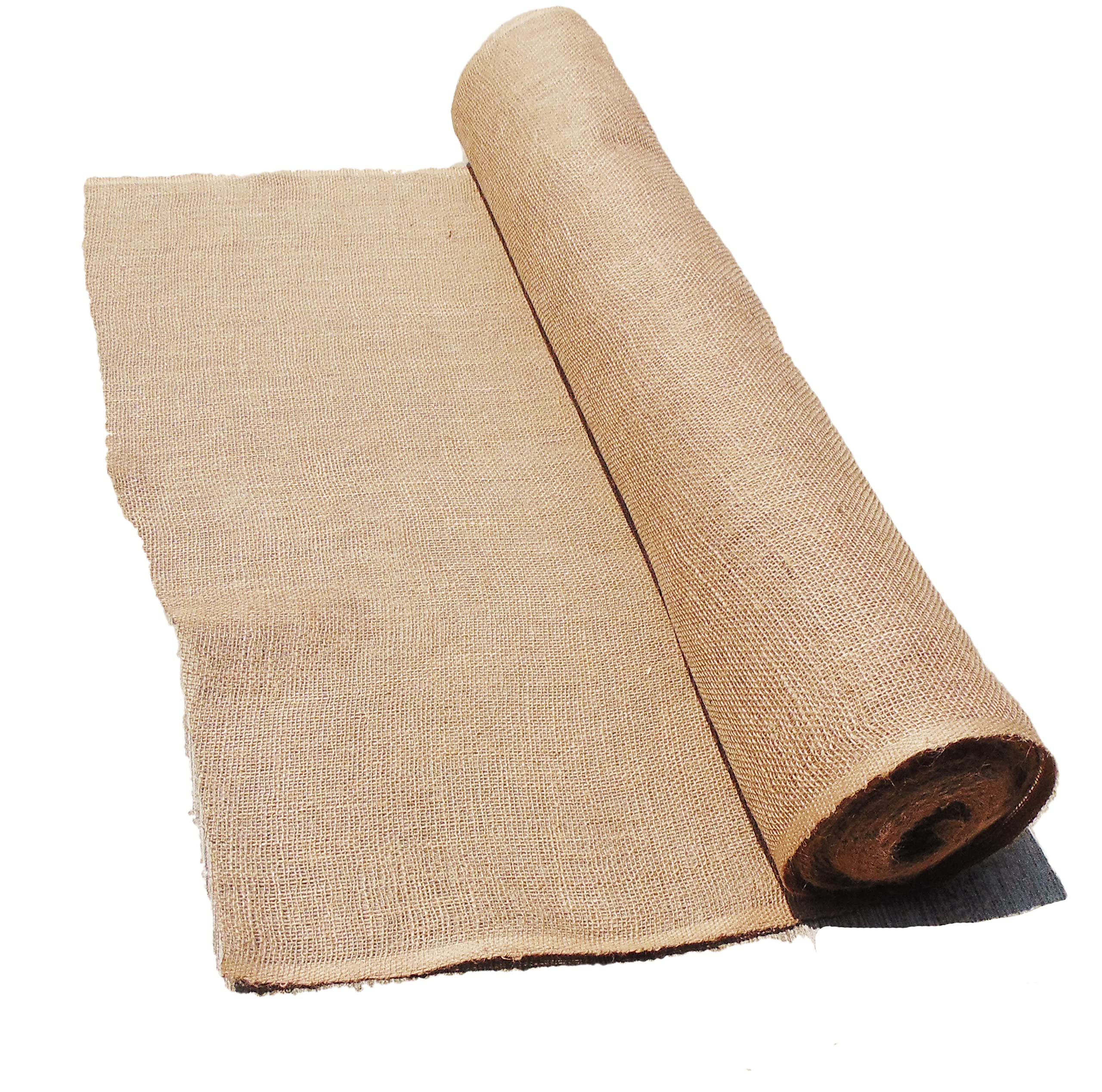 Burlap Fabric roll | 40" Wide x 75 feet long-roll |Great for Garden raised bed liners,Edging,Erosion control,Weed Barrier, Aisle runner plant cover tree wrap, 25 yards rolls x 40-inch