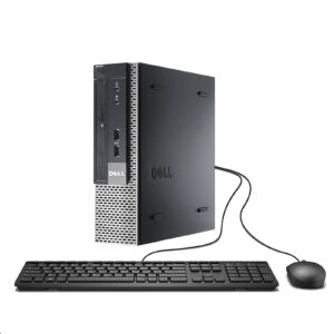 dell optiplex 9010 ultra small desktop pc, intel quad core i5 processor, 16gb ram, 512gb solid state drive, windows 10 professional, dvd, hdmi, bluetooth, keyboard, mouse, wifi (renewed)