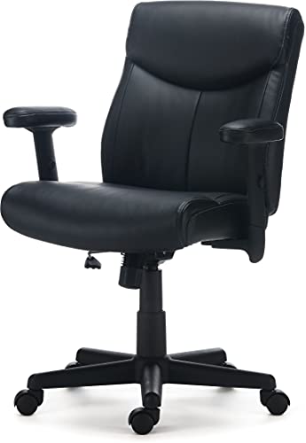 Staples Traymore Luxura Managers Chair, Black (53245)